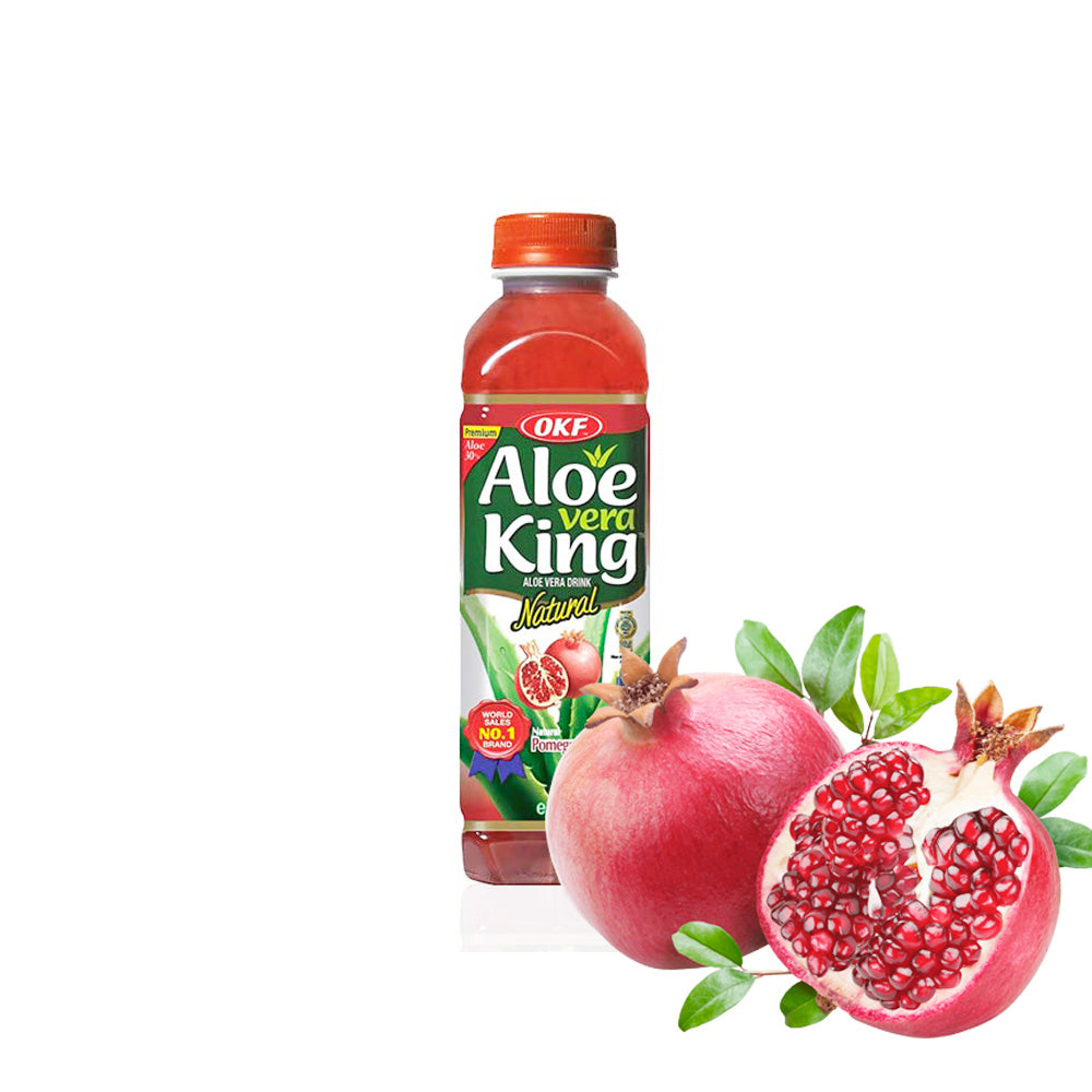 Bebida de Aloe Vera King Sabor a Granada 500ml OKF – Alimentacion Asiatica KIMJIA