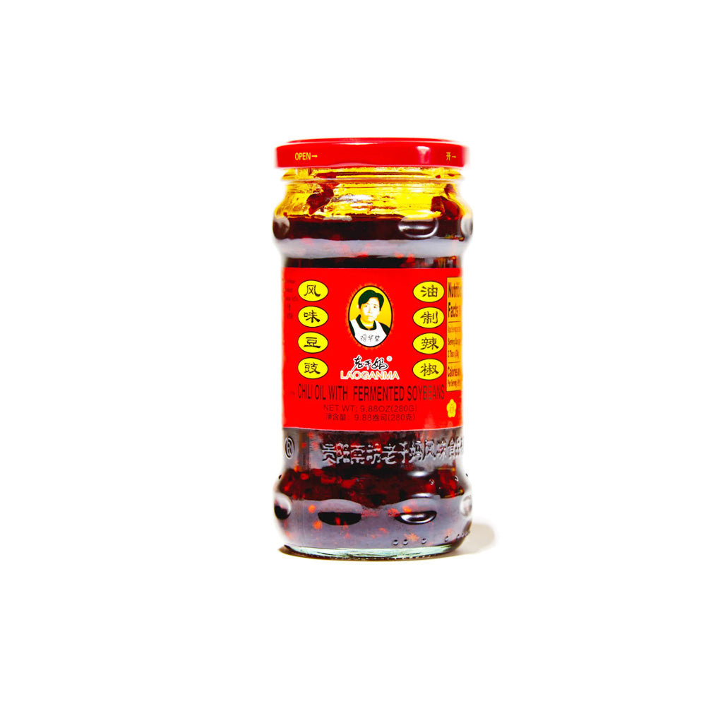 Laoganma | Salsa de Alubias Negras Picante 280g Fermented Soybeans in ...