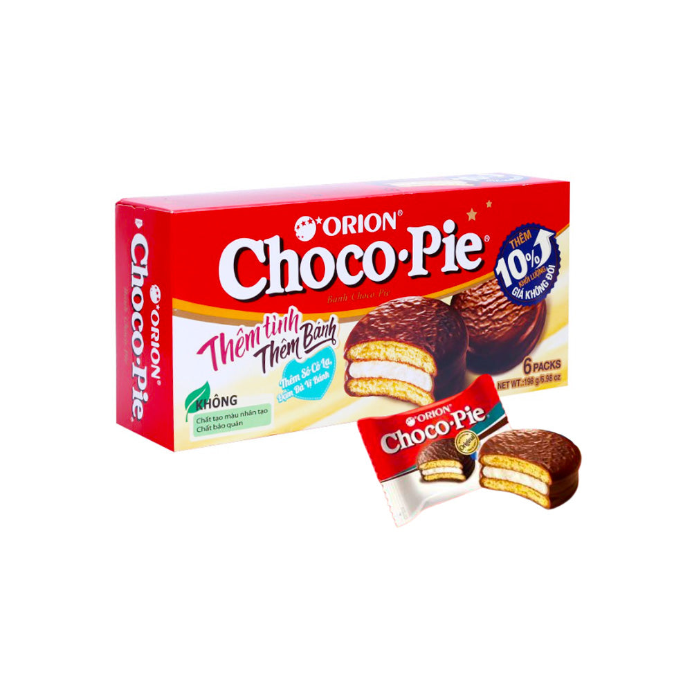 ORION Choco Pie Coreano relleno de Crema de Nube 6u. 198g ...