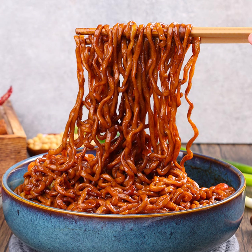 Ramen Coreanos Salteados Chapagetti con Salsa Chajang Halal 140g Nongs ...