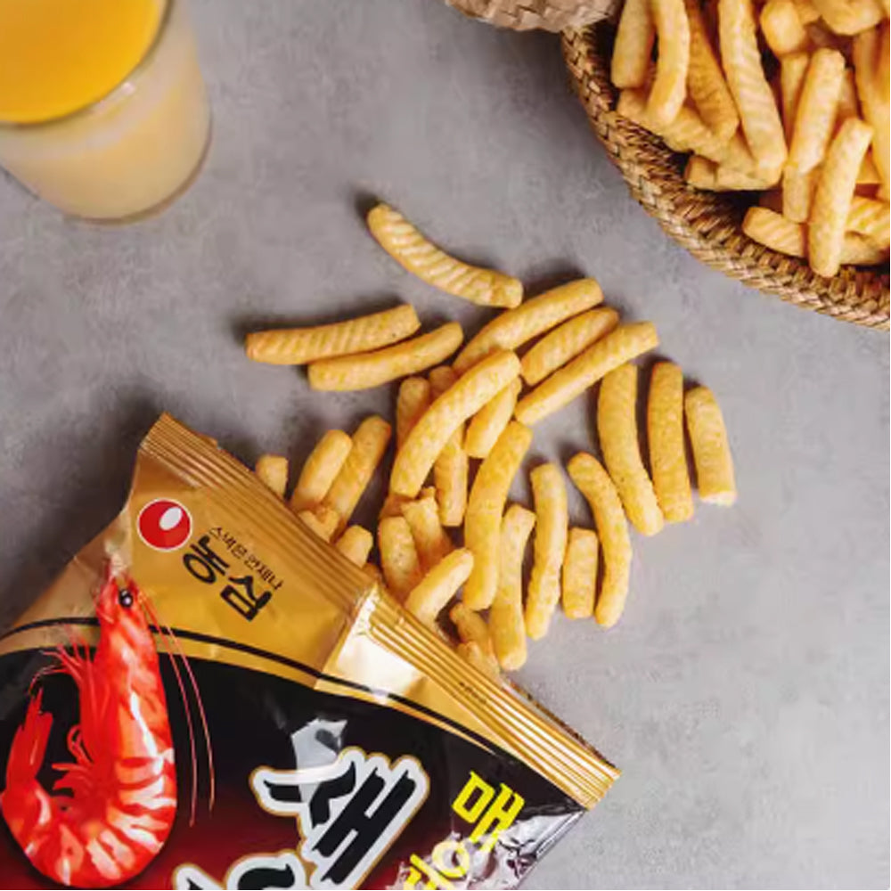 Snack Coreano Sabor a Gambas Picante 75g Nongshim – Alimentacion Asiatica KIMJIA