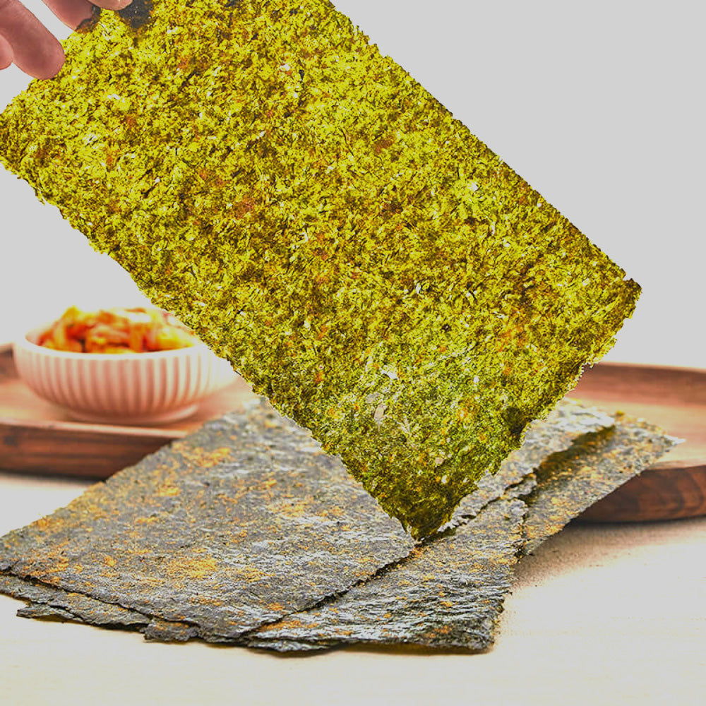 Snack de Alga Nori Sabor a Kimchi 4g x 3 – Alimentacion Asiatica KIMJIA
