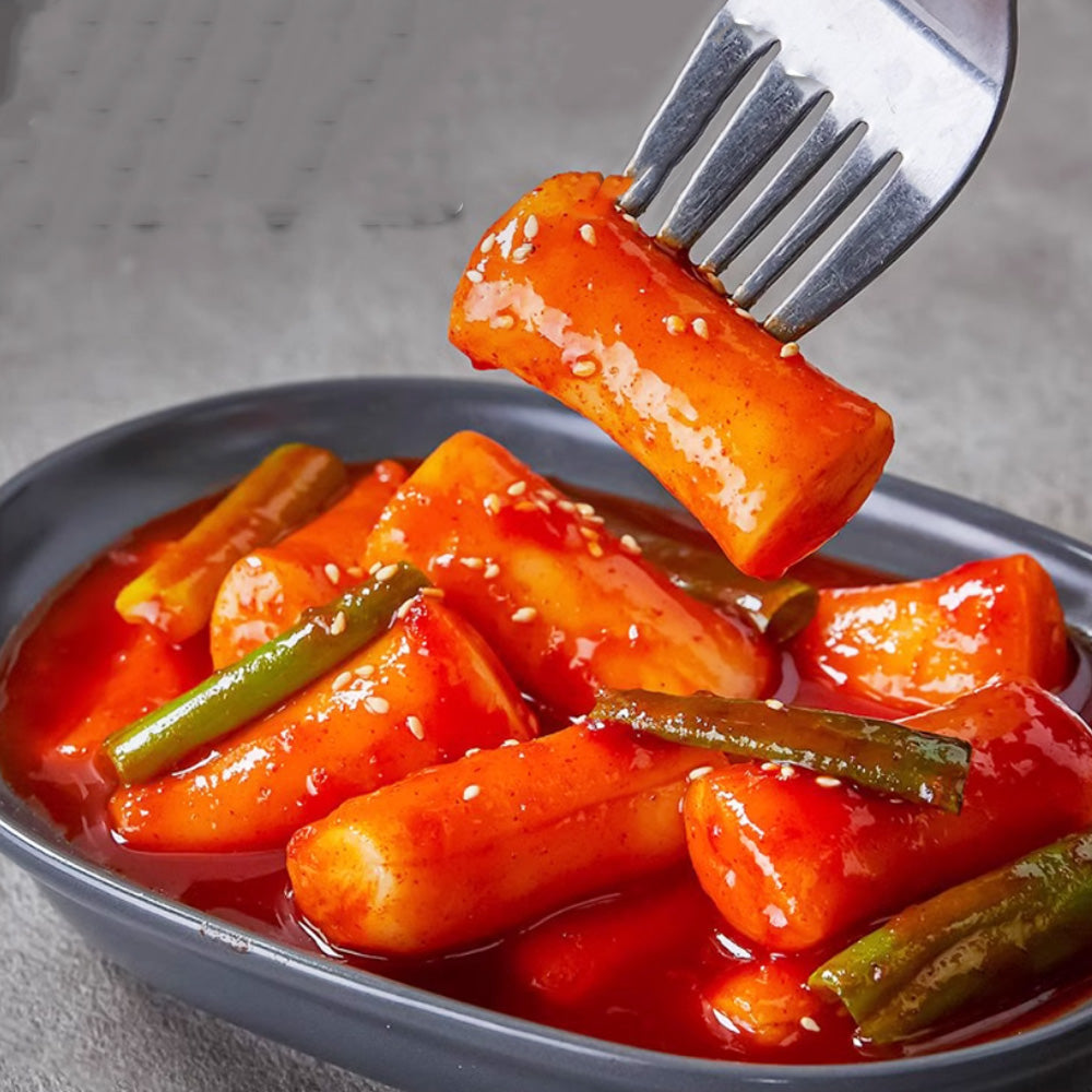 Pasta de Arroz Coreana Tteokbokki – 900g | Ideal para Recetas Coreanas ...