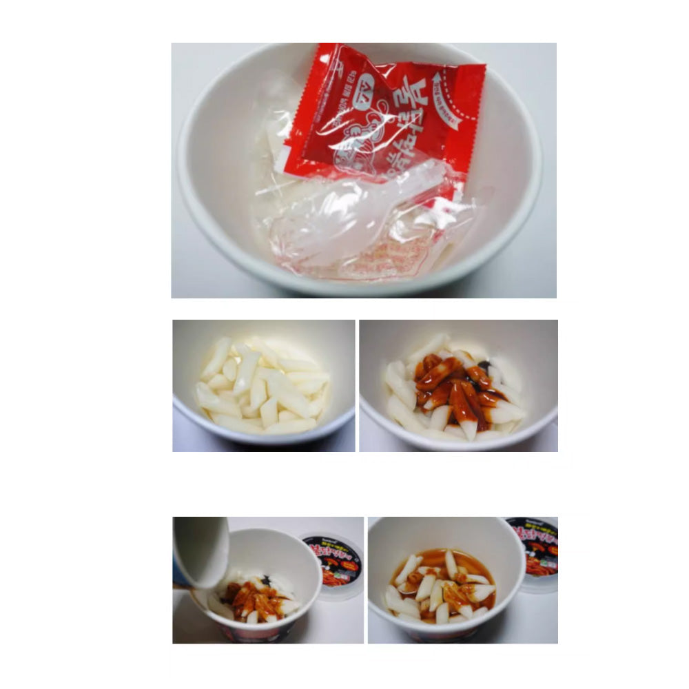 Tteokbokki Buldak Pastel de Arroz Instantáneo Sabor Pollo Super Picant ...