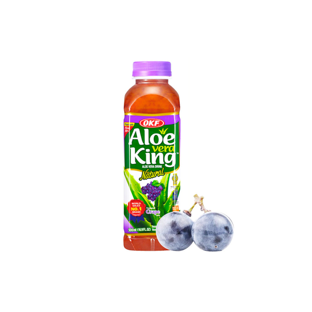 Bebida de Aloe Vera King Sabor a Uva 500ml OKF – Alimentacion Asiatica ...