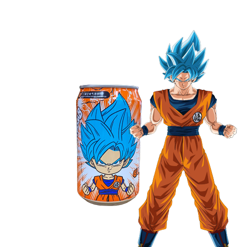 Agua Soda Sabor Mandarina | Ocean Bomb Edición Dragon Ball | Son Goku ...