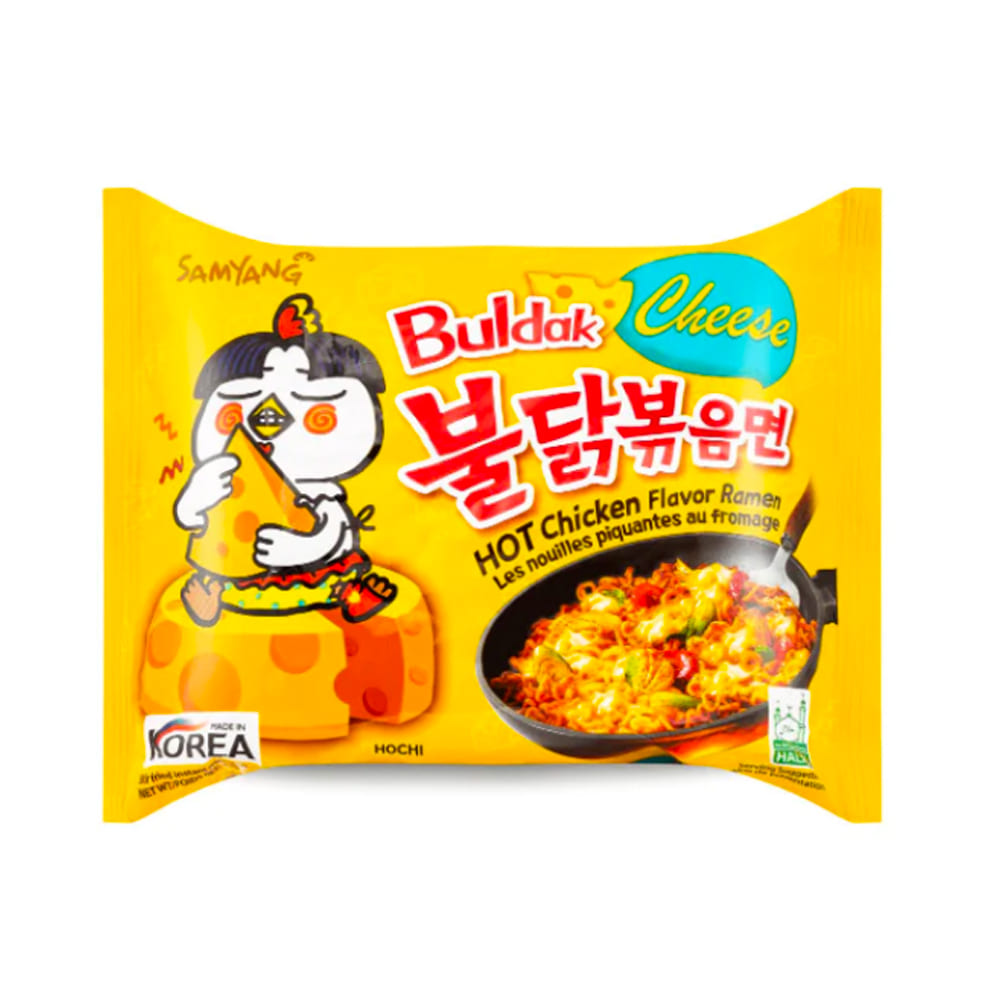 Ramen Coreano Buldak Sabor a Queso Hala 140g SamYang – Alimentacion ...