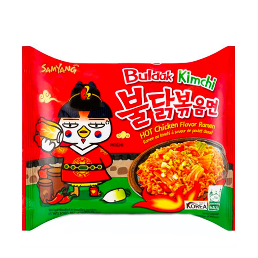Ramen Coreano Buldak Con Kimchi Halal 135g SamYang – Alimentacion ...