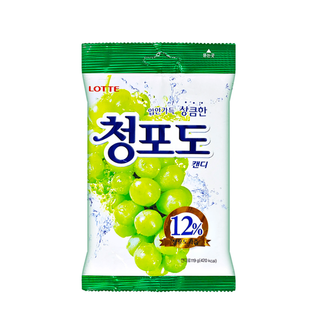 Caramelos de Uva Coreana ChungPodo 153g Lotte – Alimentacion Asiatica ...