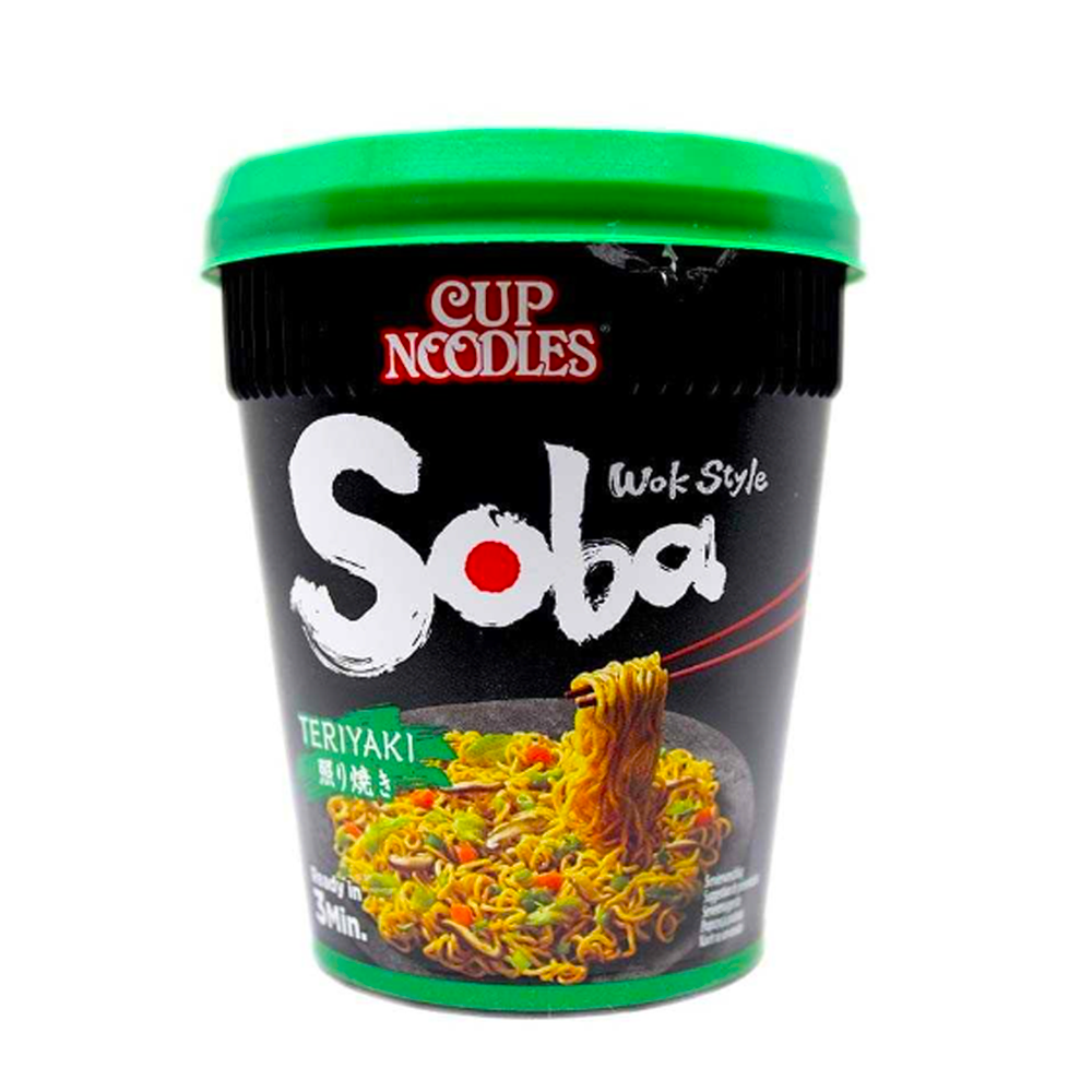 Ramen Soba Sabor a Teriyaki Cup Noodles 90g – Alimentacion Asiatica KIMJIA