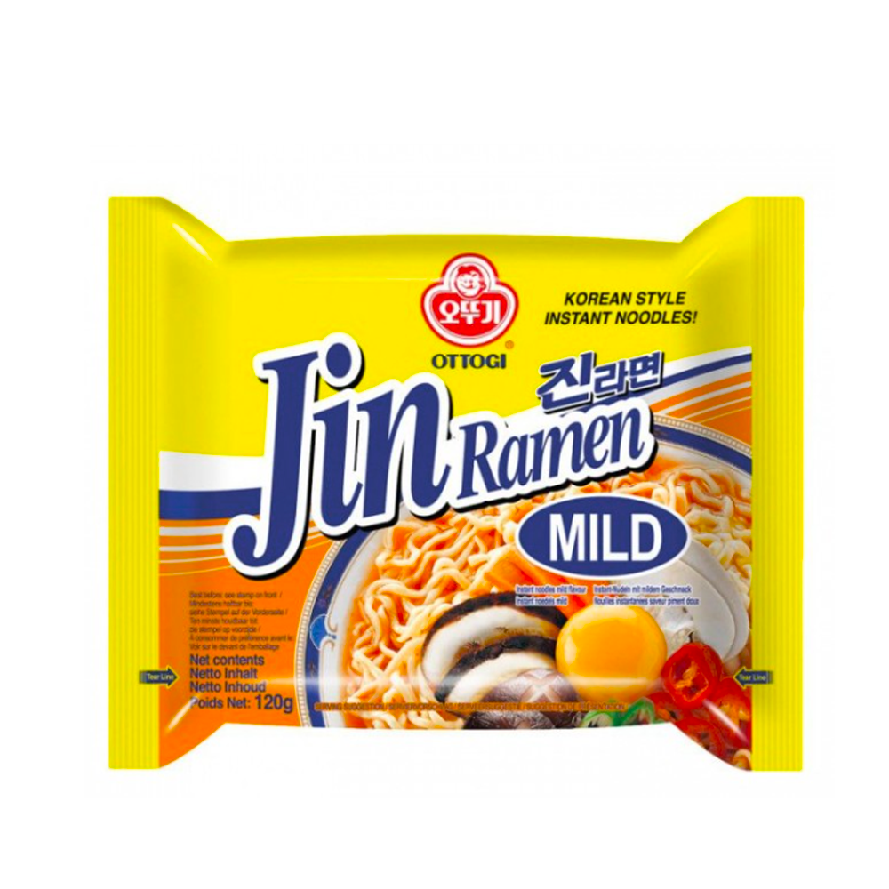Jin Ramen Medio Picante 120g Ottogi – Alimentacion Asiatica KIMJIA