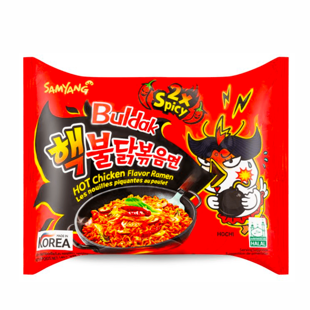 Ramen Buldak Doble Picante 2x Halal 140g SamYang – Alimentacion ...