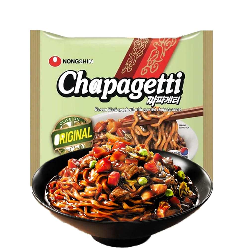 Ramen Coreanos Salteados Chapagetti con Salsa Chajang Halal 140g Nongs ...
